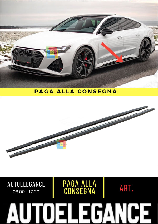 😎Side skirts V.2 Suitable for Audi RS7 C8😎 – AUTOELEGANCERICAMBI