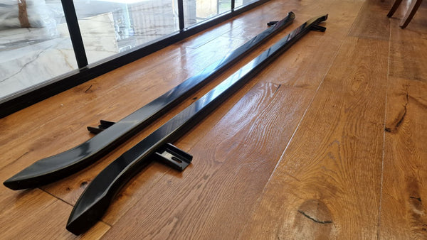 💕 Pedane adatte per VW T5 T6 T6.1 inox nero per passo corto 💕 ...