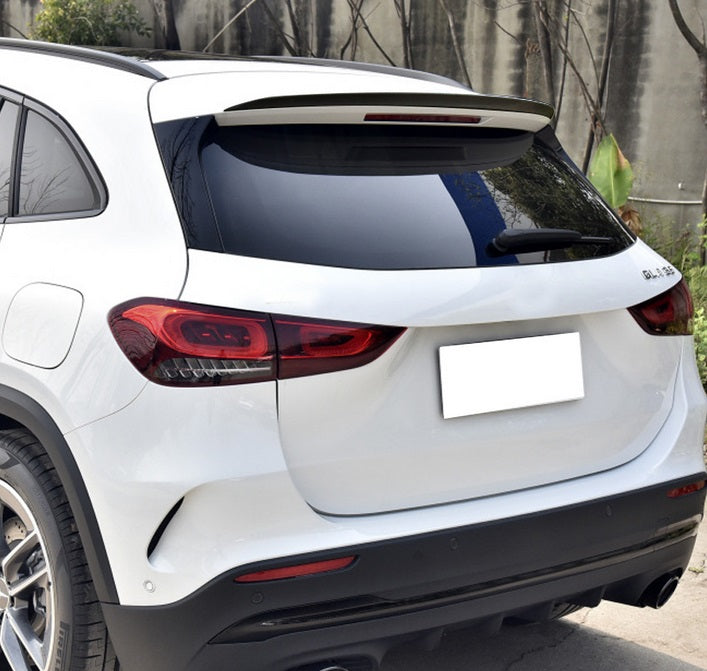 MERCEDES GLA H247 SPOILER POSTERIORE AMG TETTO ALA BASSA NERO LUCIDO A