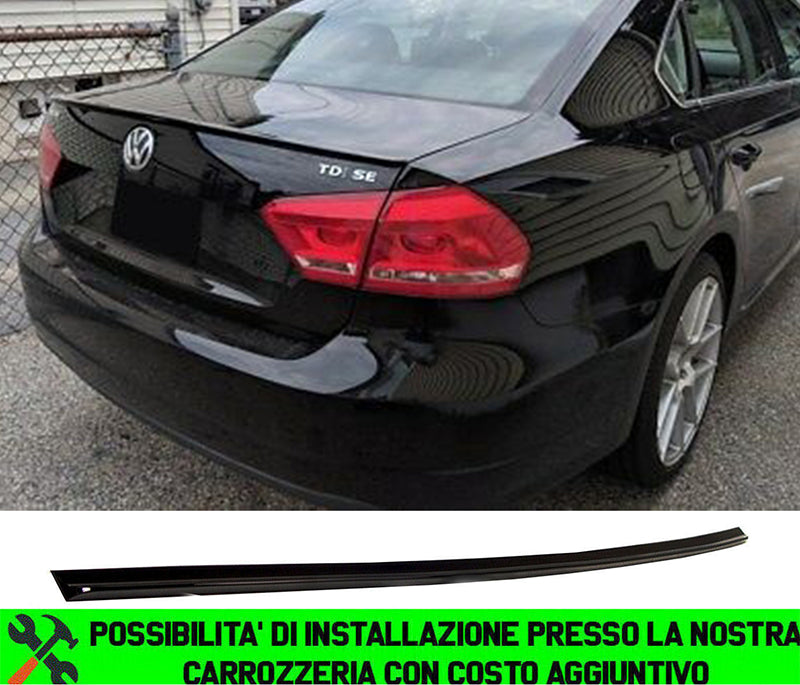 VW PASSAT B7 2010-2014 SPOILER POSTERIORE SUL COFANO LOOK RLINE - ABS ...
